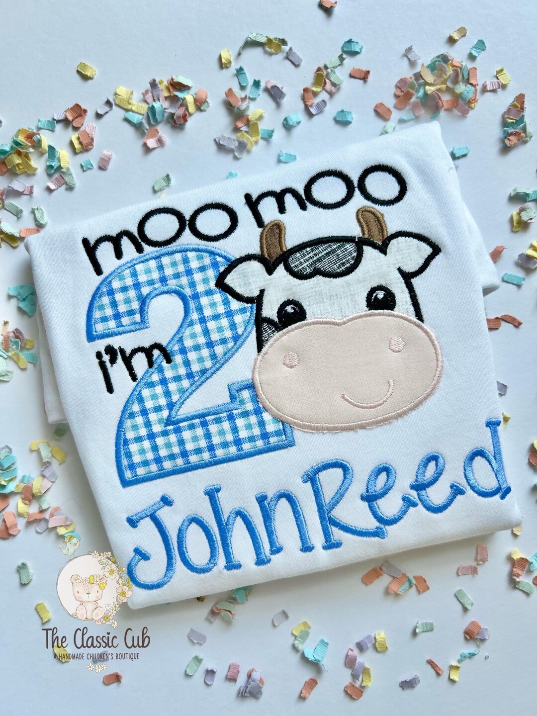 Moo Moo I’m Two Birthday Shirt, Cow Birthday Shirt for Boys - Etsy