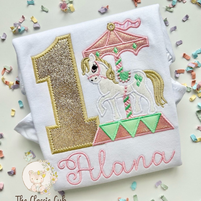 Carousel Horse Applique - Etsy