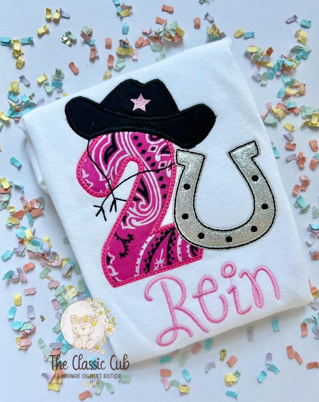 Disco Cowgirl Theme Birthday Shirt or Bodysuit for Girls - Etsy