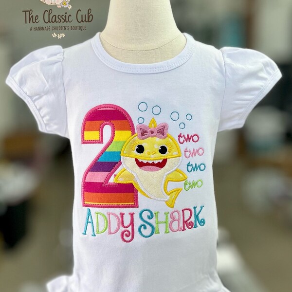 Baby Shark Two Two Png - Etsy