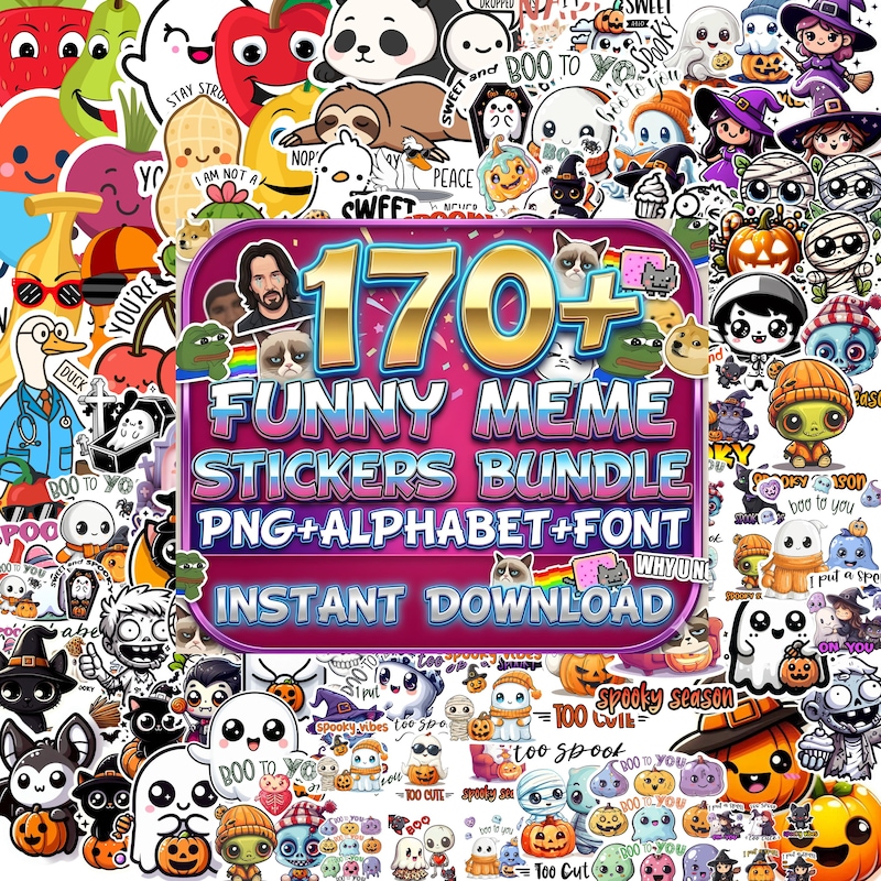 Meme Stickers - Etsy