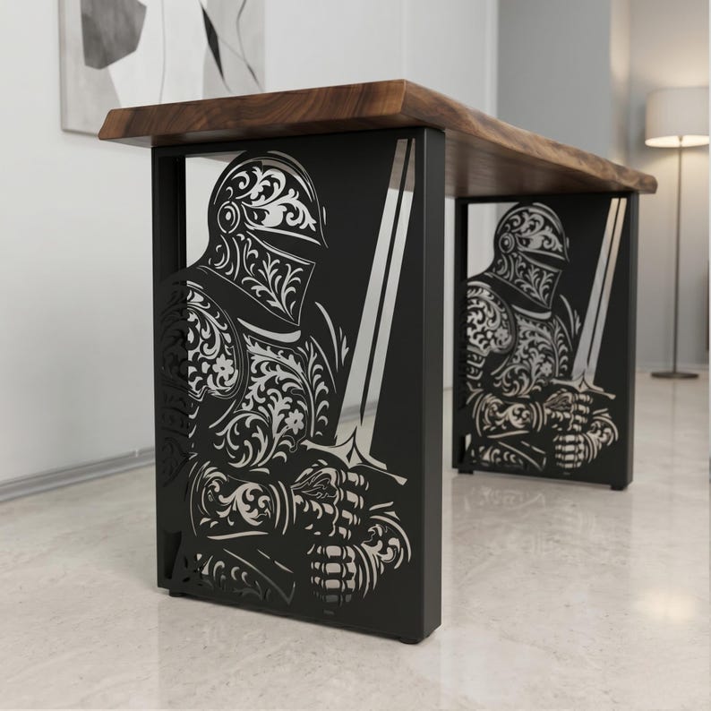 Metal Table Legs: Knight Design Base for Dining Table, Office ...