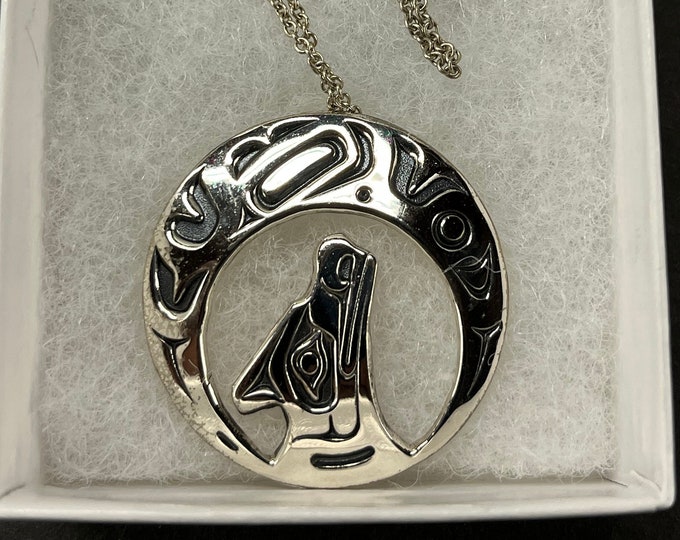 Mag - Pacific Northwest - Odin Lonning - Tlingit Sterling Wolf Pendant ...