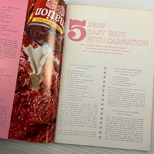 Cooking ... With a Velvet Touch (vintage Paperback Booklet) – Carnation ...