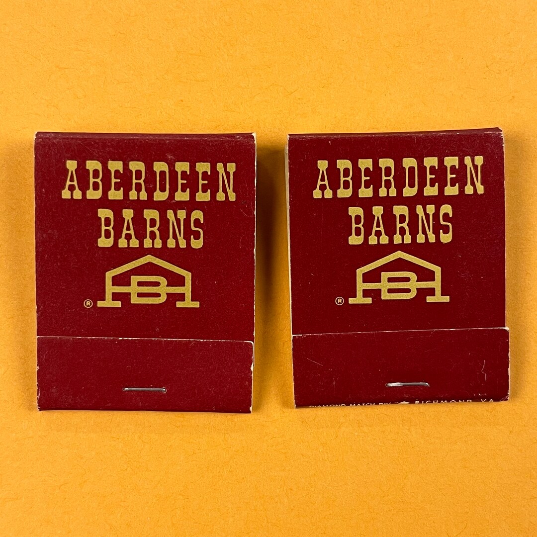 Aberdeen Barns – Virginia's Famous Steak Houses (lot of Two Vintage ...