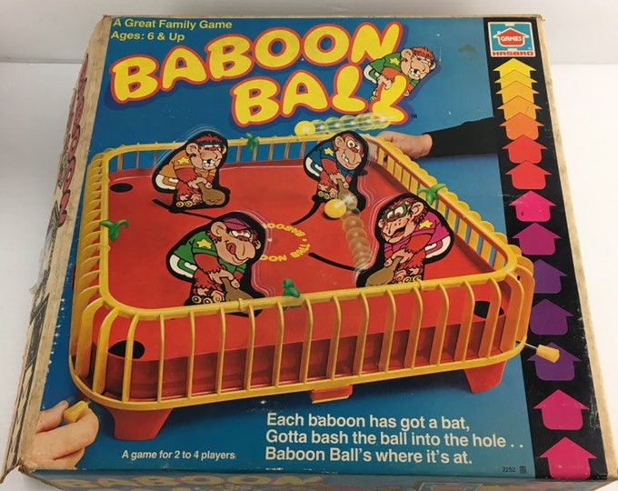 Vintage Baboon Ball Game by Hasbro – 1981 - Etsy