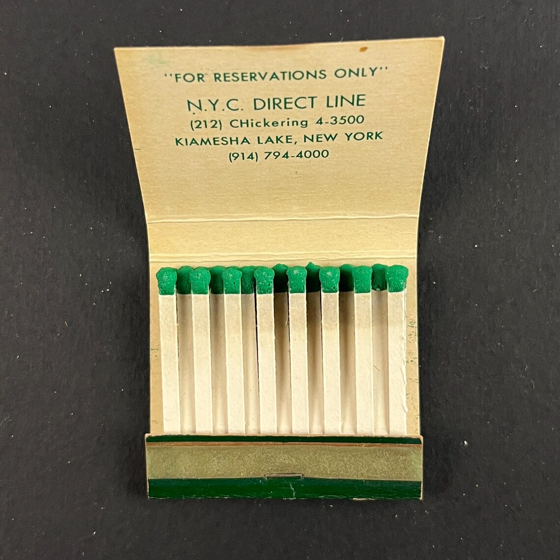The Concord, Kiamesha Lake, New York – Vintage Matchbook - Etsy