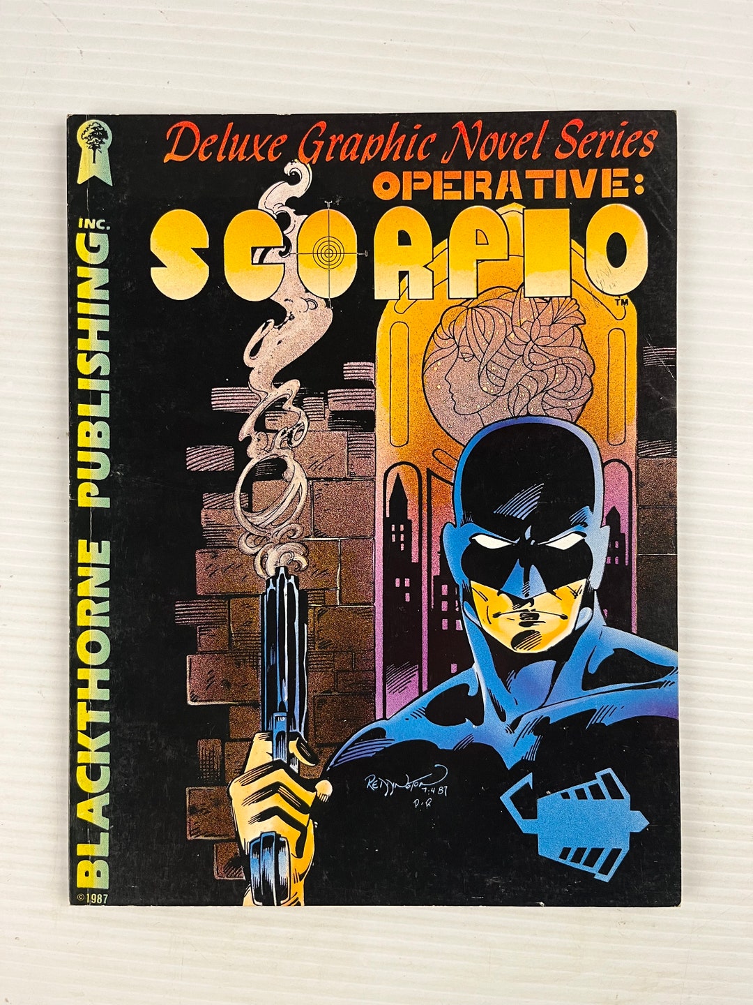 Operative: Scorpio vintage Magazine 1988 Blackthorne Publishing Inc. - Etsy