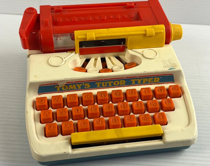 Tomy's Tutor Typer Typewriter (vintage Toy) – 1977 – Working - Etsy