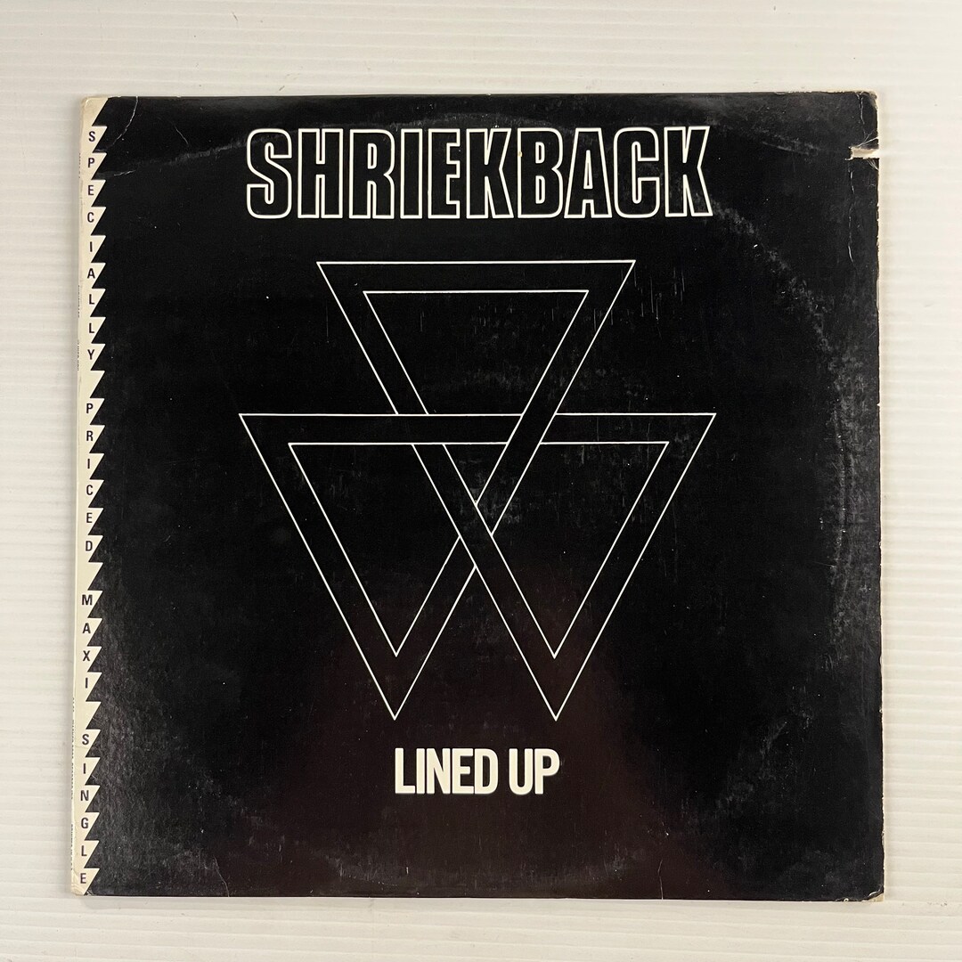 Shriekback Lined up Maxi-single 12 Vinyl 1983 Warner Bros. Records / Y ...