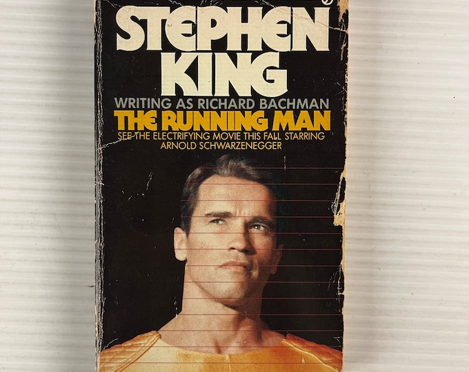 The Running Man by Stephen King (vintage Paperback Book) – Movie Tie-in ...