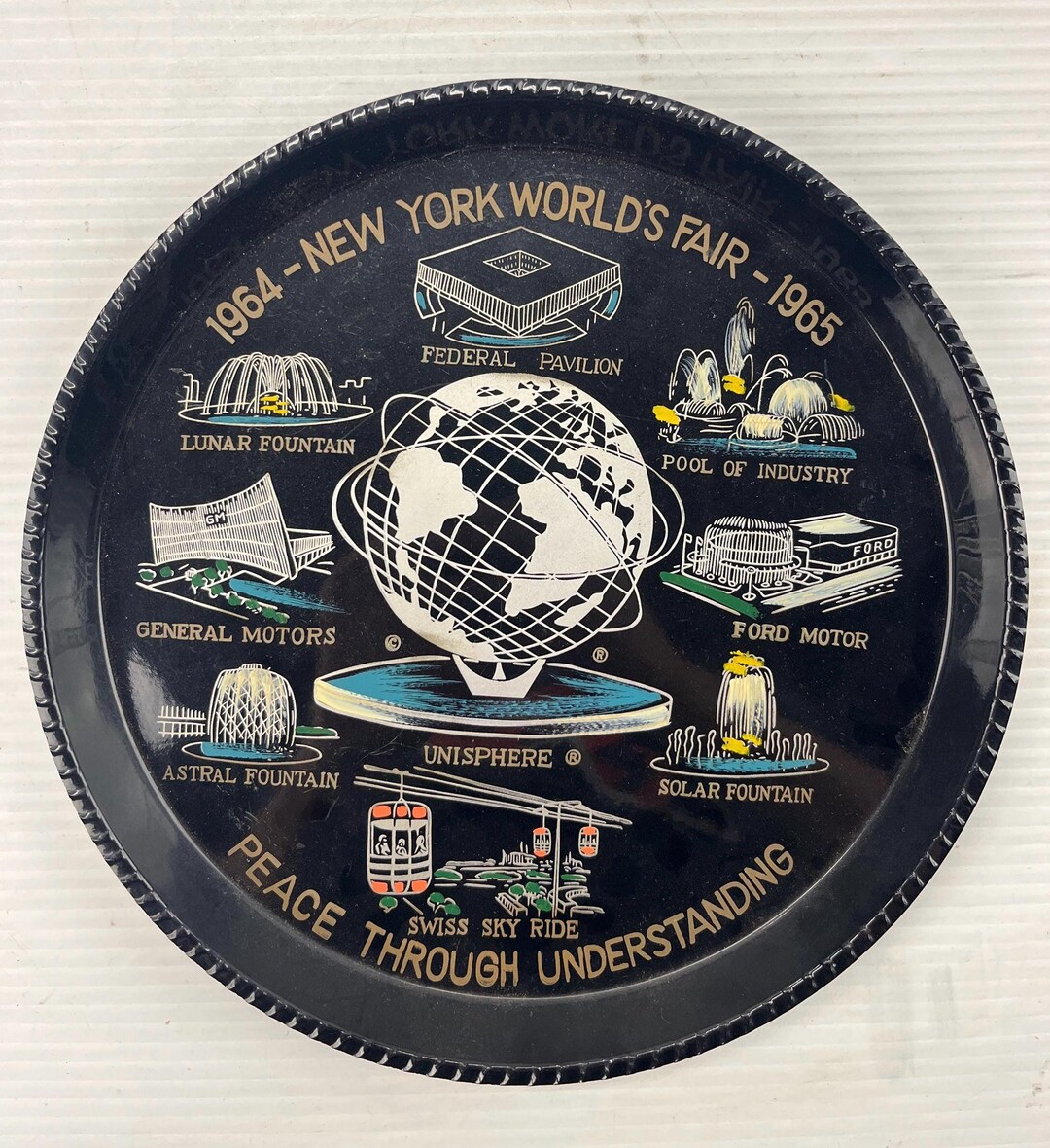 Vintage New York World's Fair 1964-1965 Tray – "peace Through ...