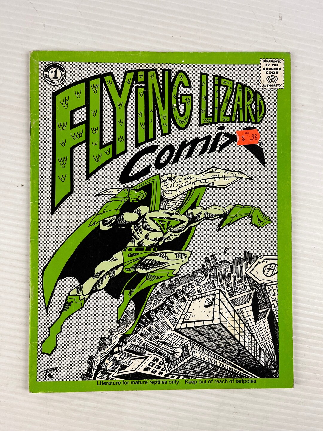 Flying Lizard Comix (vintage Magazine) – 1985 – Volume 1, Number 1 - Etsy