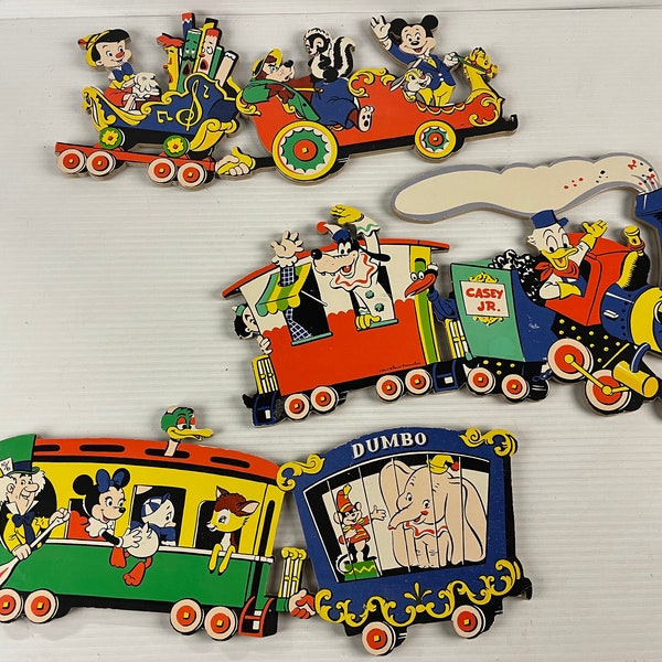 Mickey Train Decor - Etsy