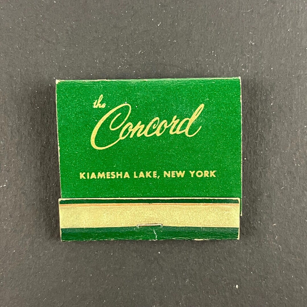 The Concord, Kiamesha Lake, New York – Vintage Matchbook - Etsy