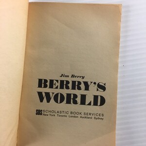Berry's World by Jim Berry vintage Paperback 1968 Scholastic - Etsy