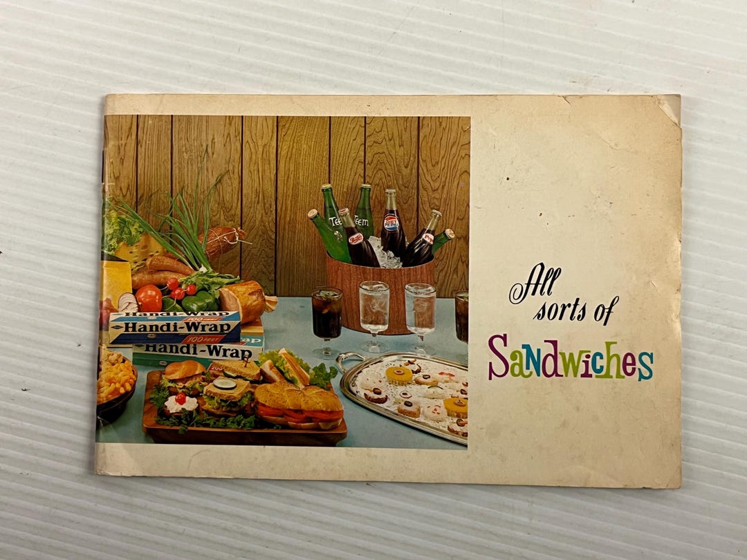 All Sorts of Sandwiches by Handi-wrap Food Wrap Staff (vintage ...