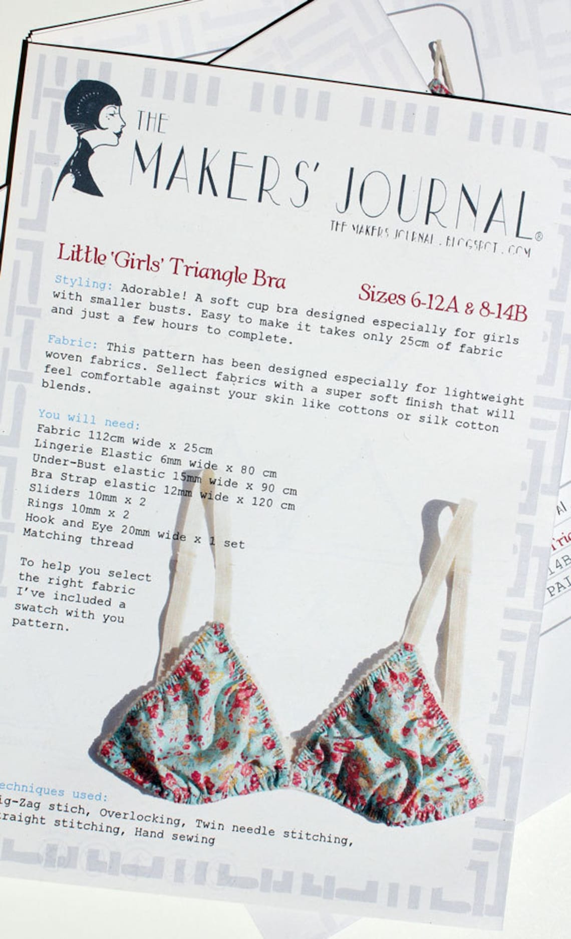 Soft Cup Triangle Bra SEWING PATTERN Designed for Petite Women - Etsy ...