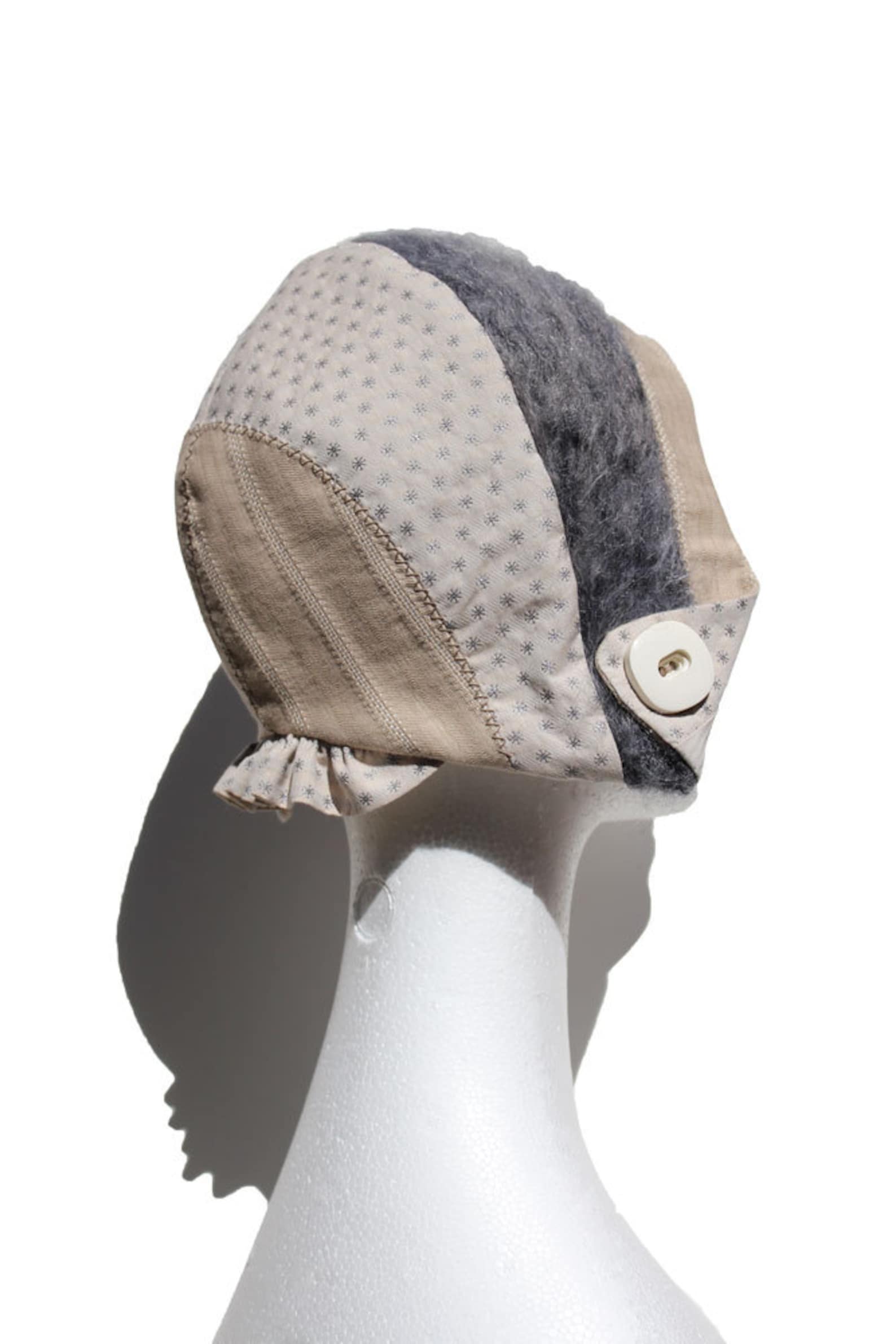 Women's Aviator Style Cap SEWING PATTERN With Optional Frill and Button ...