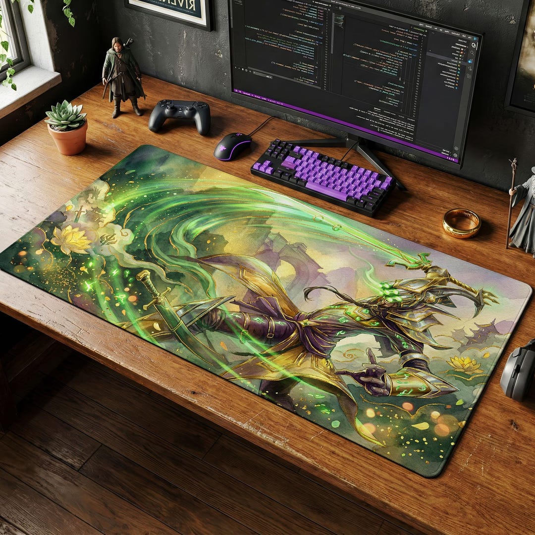 Master Yi Wuju Mouse Pad | Lol Desk Mat, League of Legends Jungle Gift ...