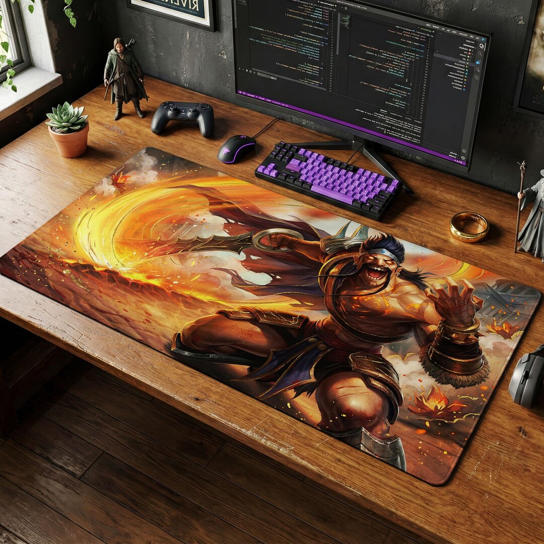 Draven Gladiator Mouse Pad | Lol Desk Mat, League of Legends Gaming ...