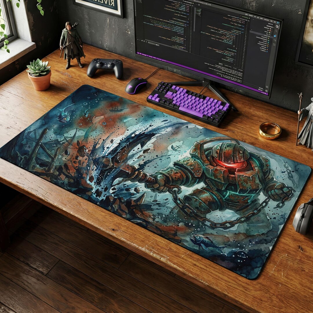 Mousepad Nautilus | Tapete de mesa LoL, presente para fãs de League of ...
