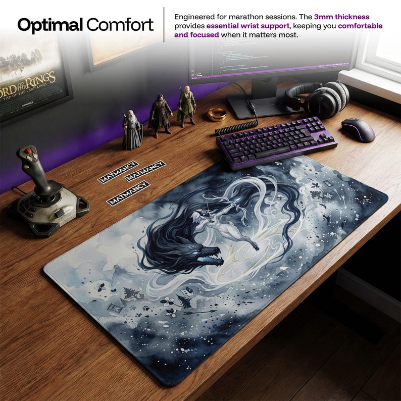 Mousepad Kindred | Tapete de mesa LoL, presente para a selva de League ...