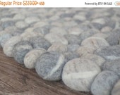 Felted Wool Pebble Rugs
