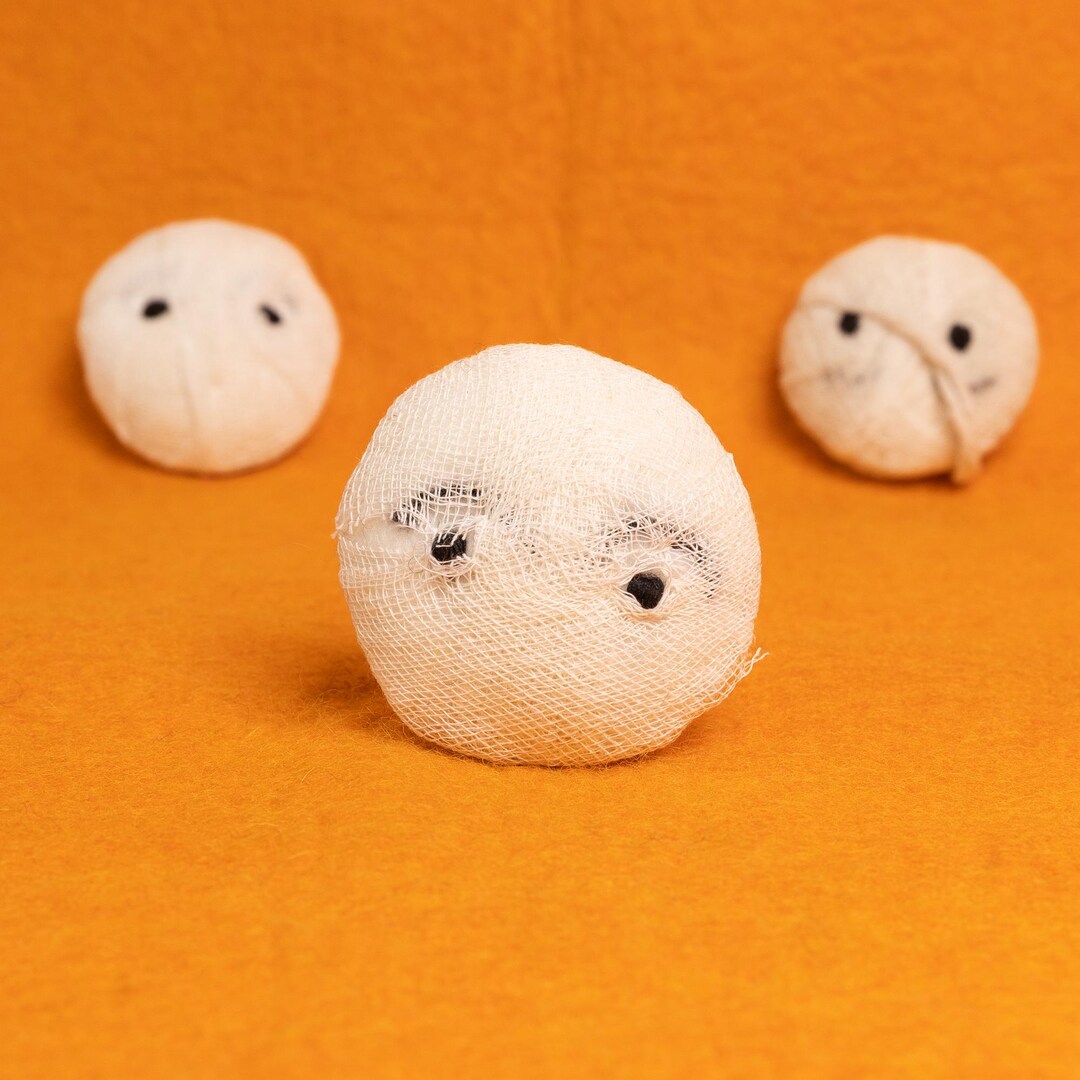 7cm Felt Mummy Head Ornament | Halloween Ornaments | Tree Hanging ...