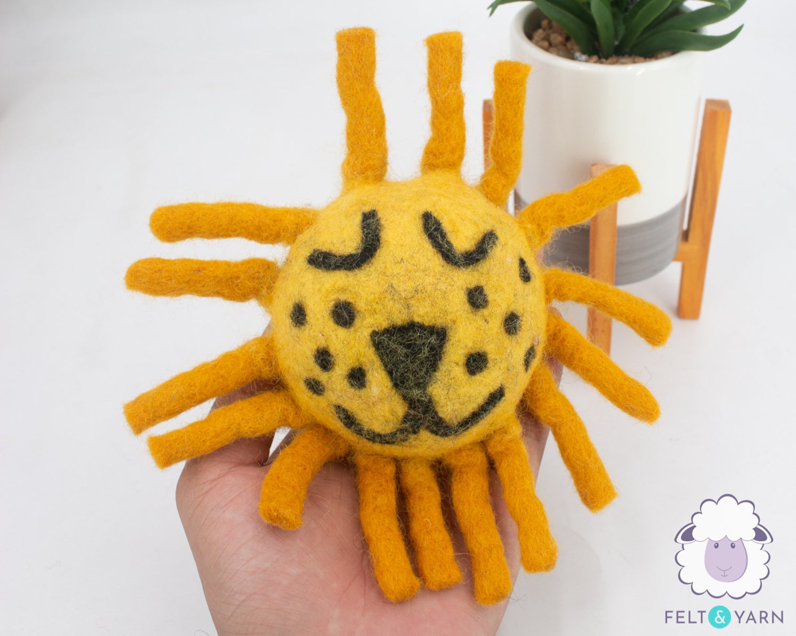 8cm Cute Animal Face Dog Toys Set Handmade of 100% Wool and - Etsy