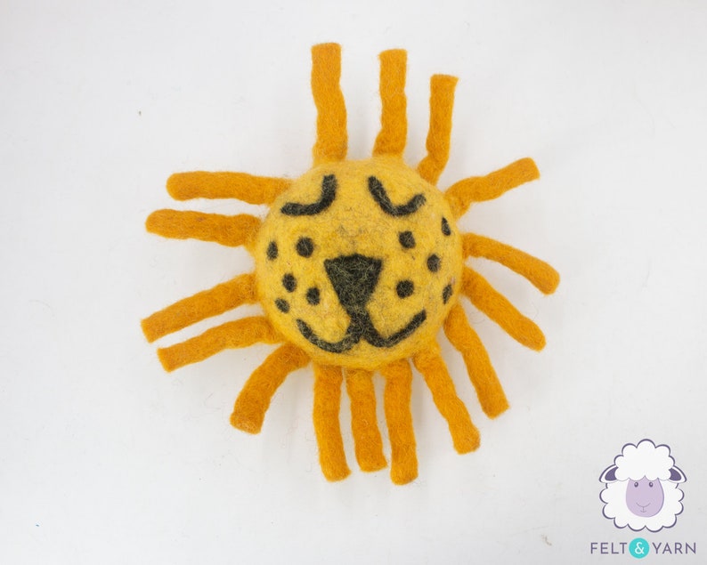 8cm Cute Animal Face Dog Toys Set Handmade of 100% Wool and - Etsy