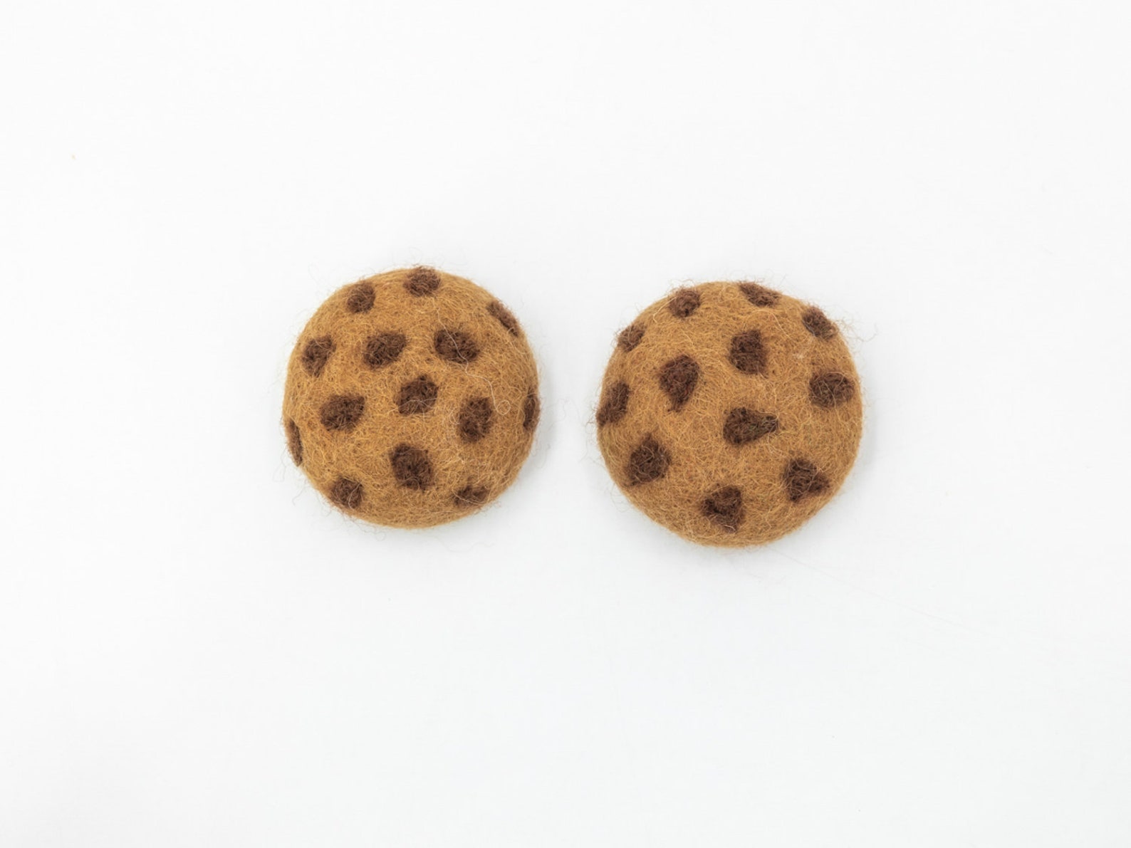 25 Pieces Felt Chocochip Cookie Felt Pretend Play Cookie - Etsy