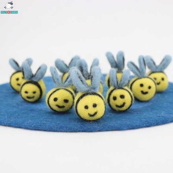 Felt Bee - Etsy