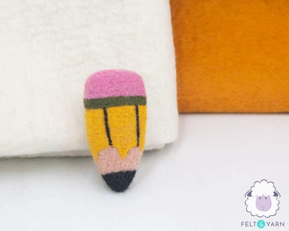 Wool Pencil Education Play Back To School Craft For Garland: | Etsy