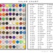 Color Chart With 100 Colors to Choose and Very Handy Color Guide Box ...