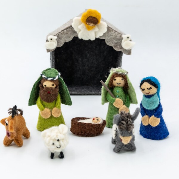 Handmade Nativity - Etsy