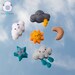 Weather Set for Nursery Decor, Felt Sun, Moon Cloud, Star- Fair Trade ...