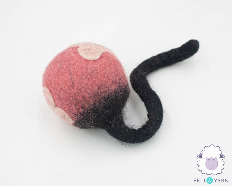 8cm Cute Animal Face Dog Toys Set Handmade of 100% Wool and - Etsy