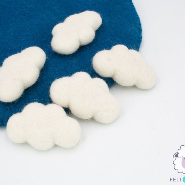 Felt Cloud Ornament - Etsy