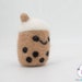 Needle Felted Cute Boba Tea With Details for Child's Pretend Play and ...