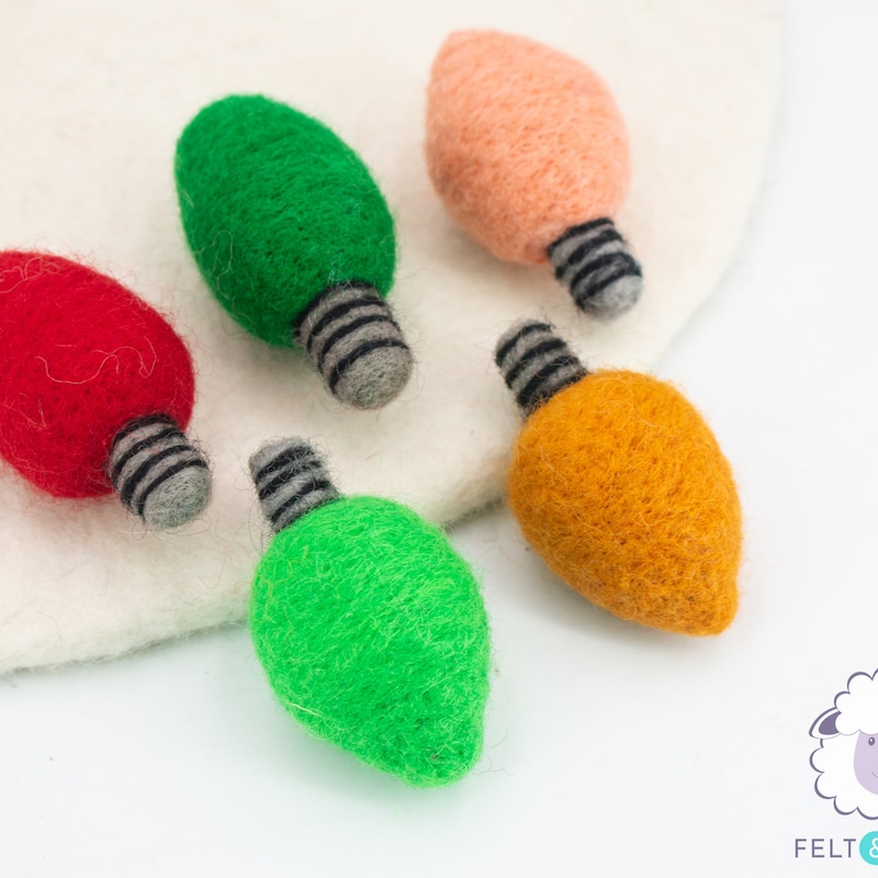 Felt Christmas Bulbs - Etsy