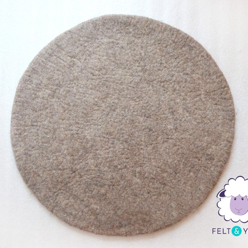 Felt Round Floor Pad - Etsy
