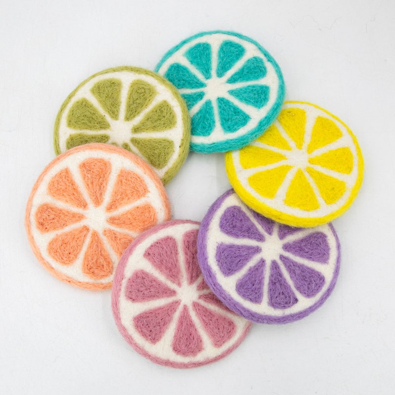 Felt Coasters - Etsy