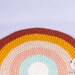 Rainbow Felt Ball Rug, Wool Ball Carpet Round Rugs, Handmade Felt Mat ...