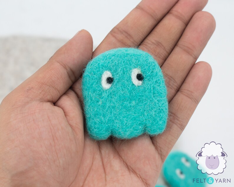 20 Pcs Felt Pac Man Characters Pac Man Ghosts Plush Game Toy - Etsy