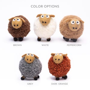 Handmade Wooly Felt Sheep Ornament | Xmas Tree Decoration | Hanging ...