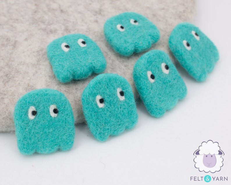 20 Pcs Felt Pac Man Characters Pac Man Ghosts Plush Game Toy - Etsy