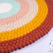 Rainbow Felt Ball Rug, Wool Ball Carpet Round Rugs, Handmade Felt Mat ...