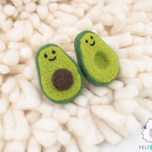 10 Sets 7cm Felt Avocado for Craft Decor and DIY Projects: Fair Trade ...