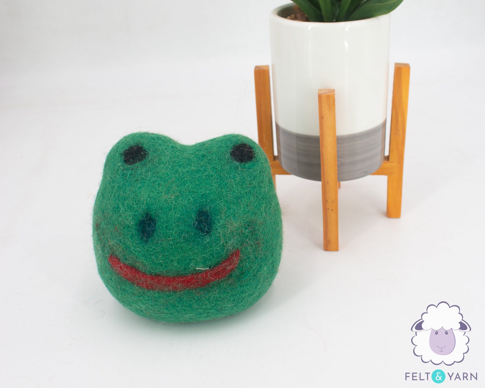 8cm Cute Animal Face Dog Toys Set Handmade of 100% Wool and - Etsy